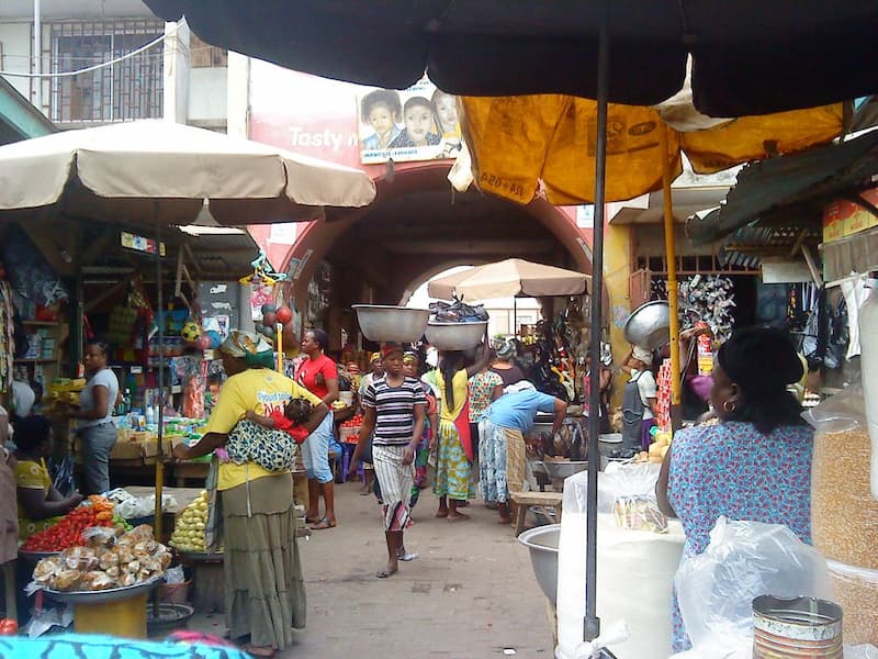 Local Accra Markets for fresh groceries - Green Views Residential Project