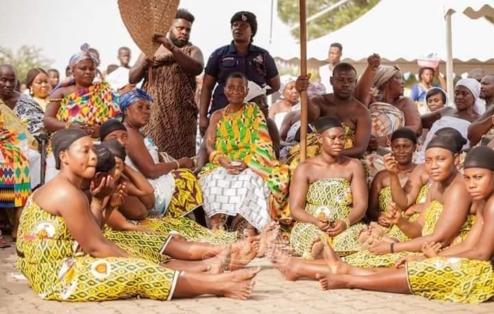 The traditional political structure of the Akan people