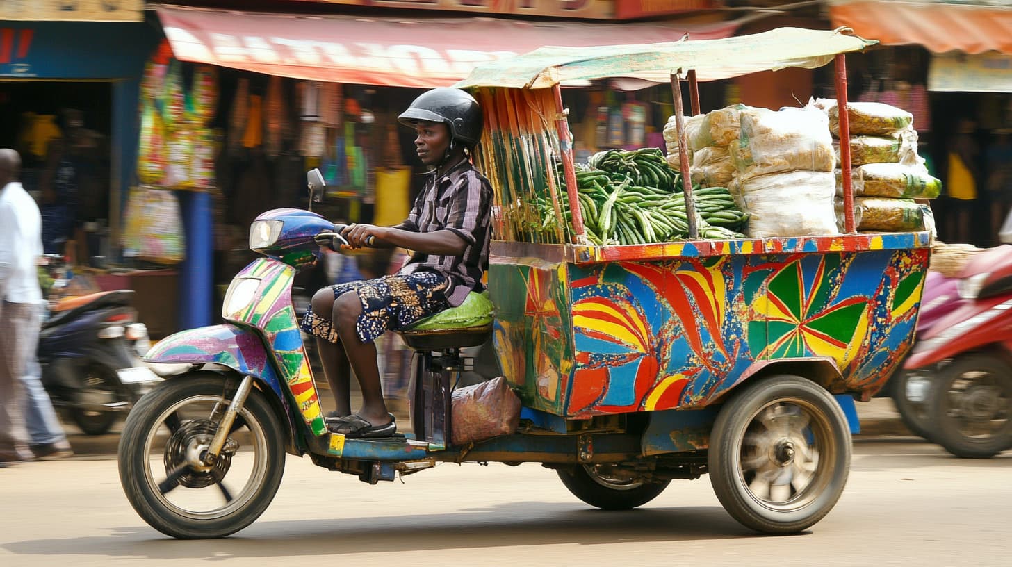 What Is an Aboboyaa? The Popular Tricycle Used in Ghana