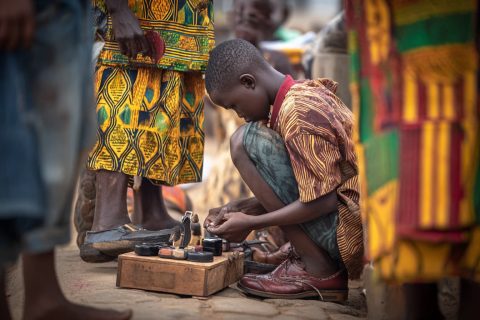 Cobla Boys of Accra: Ghana’s Young Shoe Repair Hustlers